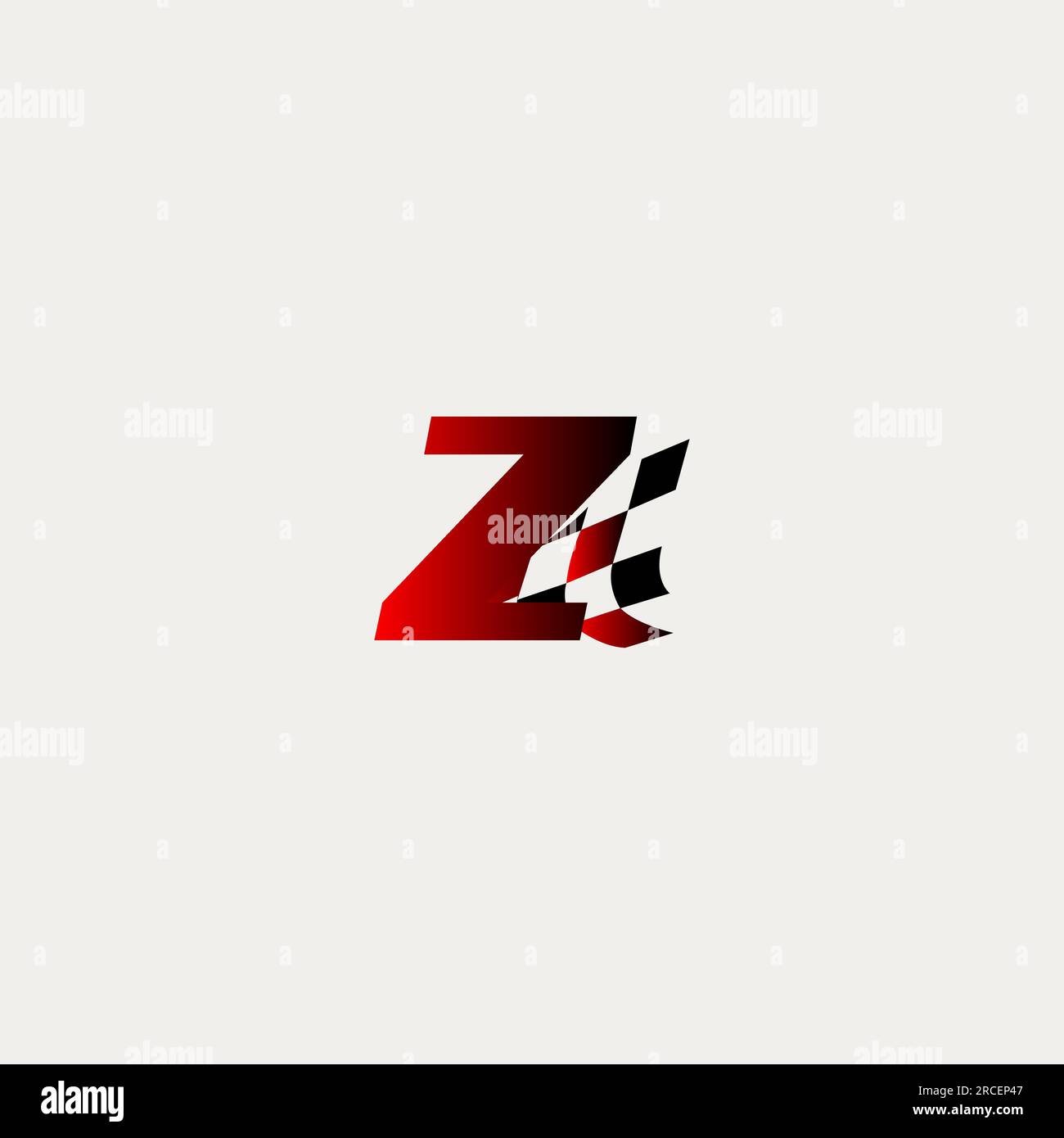 letter Z flag racing race design vector Stock Vector Image & Art - Alamy