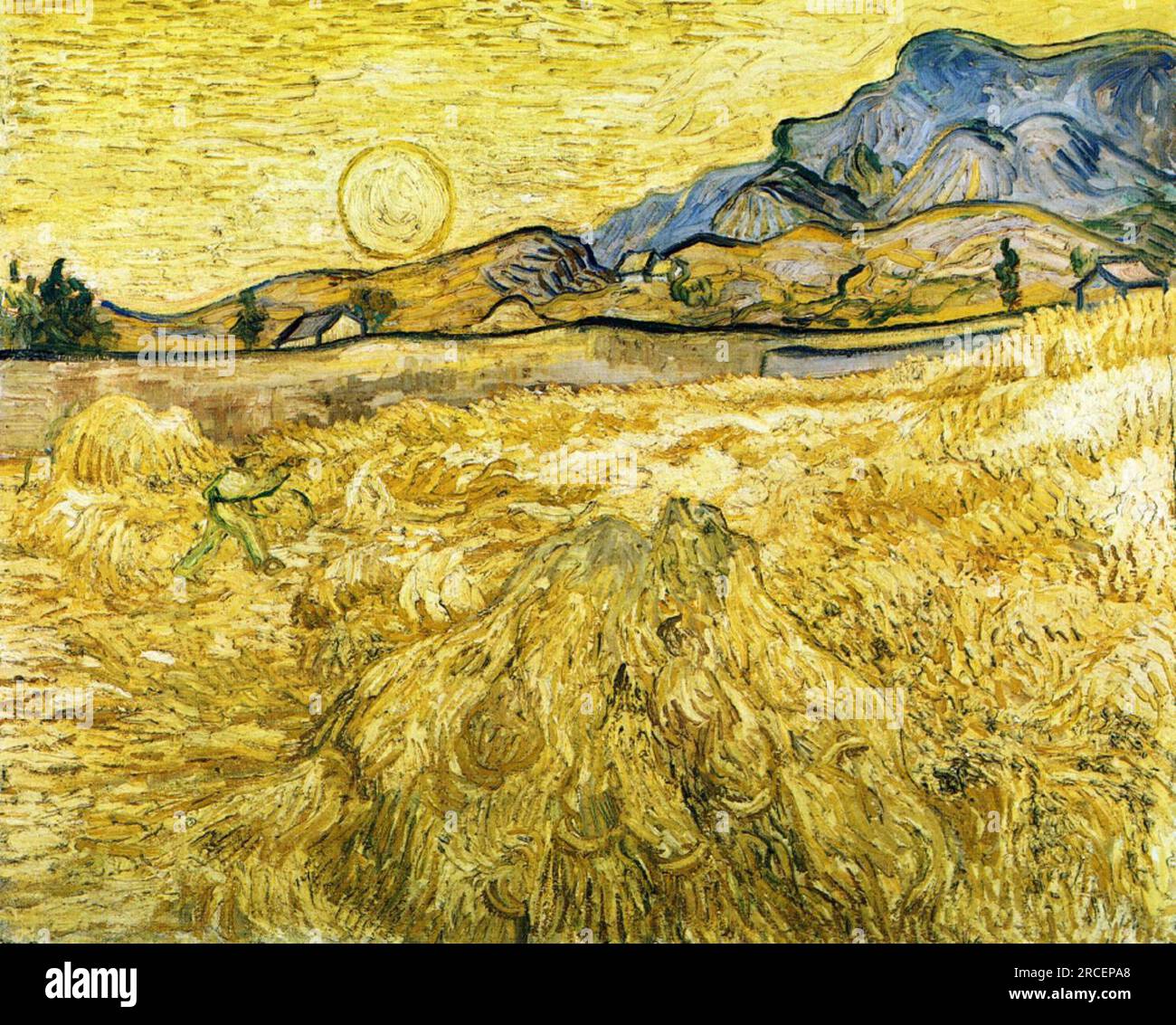 The Reaper 1889; Saint-rémy-de-provence, France by Vincent van Gogh ...