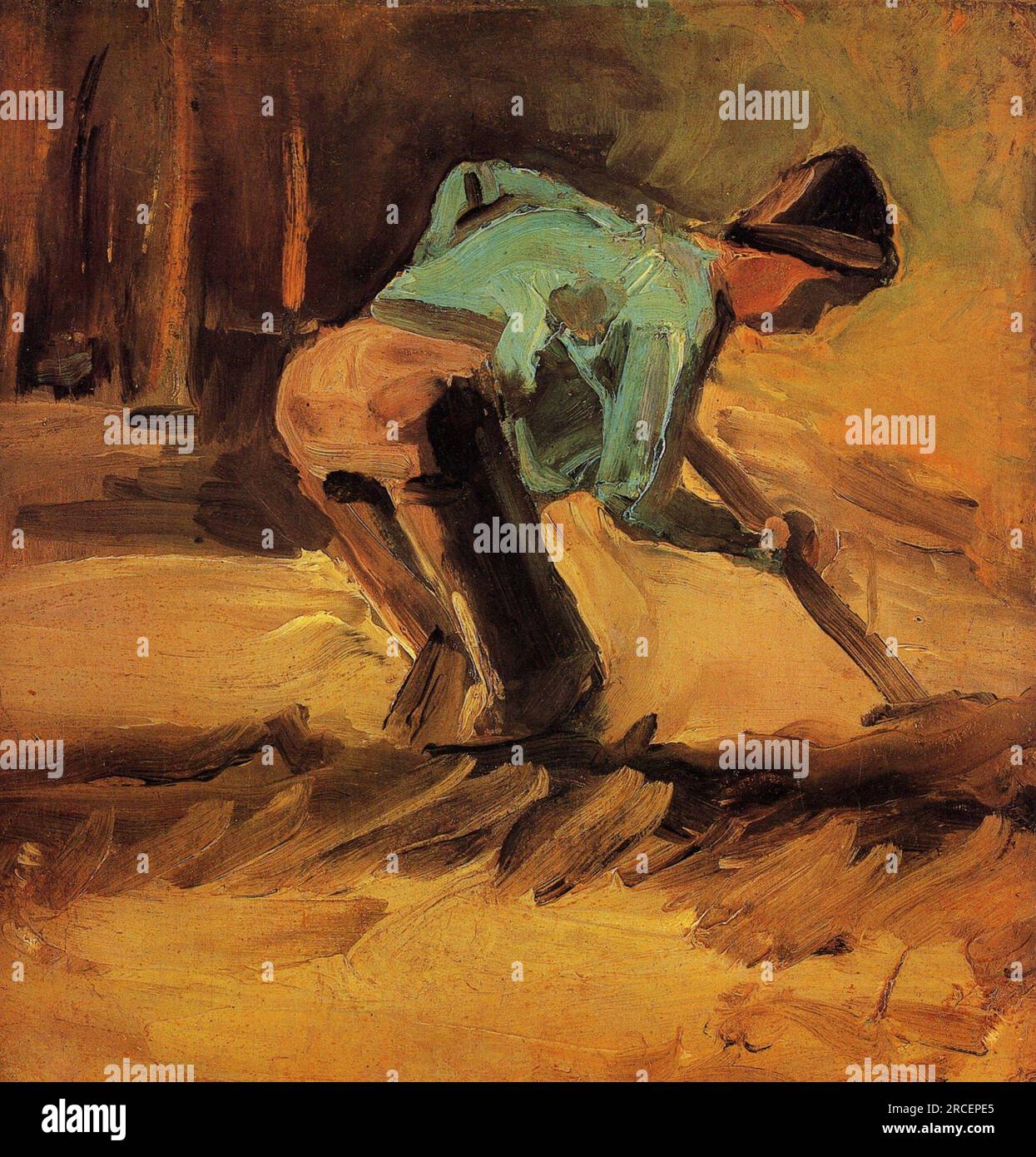 Man Stooping with Stick or Spade 1882; Haag / Den Haag / La Haye / The ...