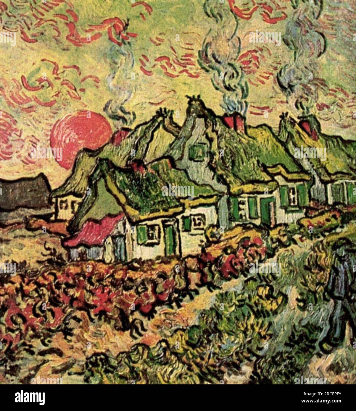 Cottages Reminiscence of the North 1890; Saint-rémy-de-provence, France ...