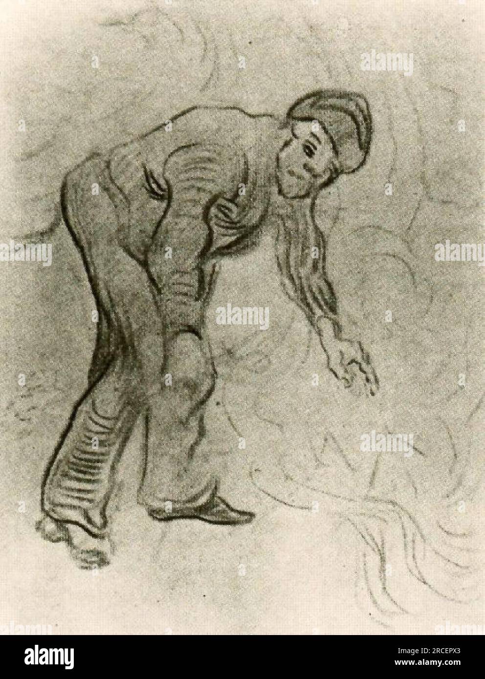 Man stooping hi-res stock photography and images - Alamy