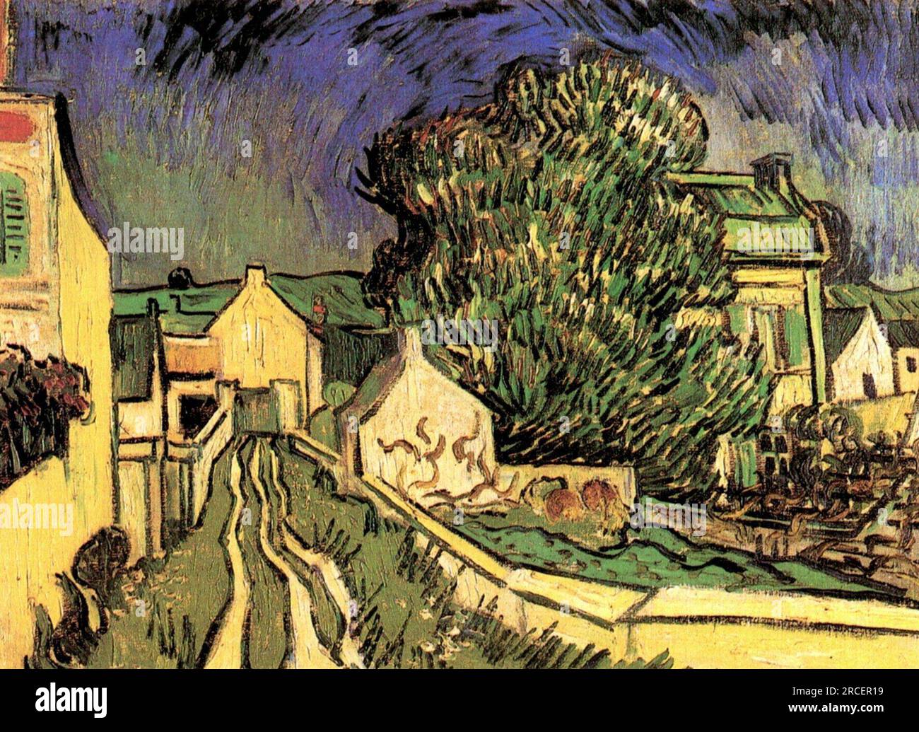 The House of Pere Pilon 1890; Auvers-sur-oise, France by Vincent van ...