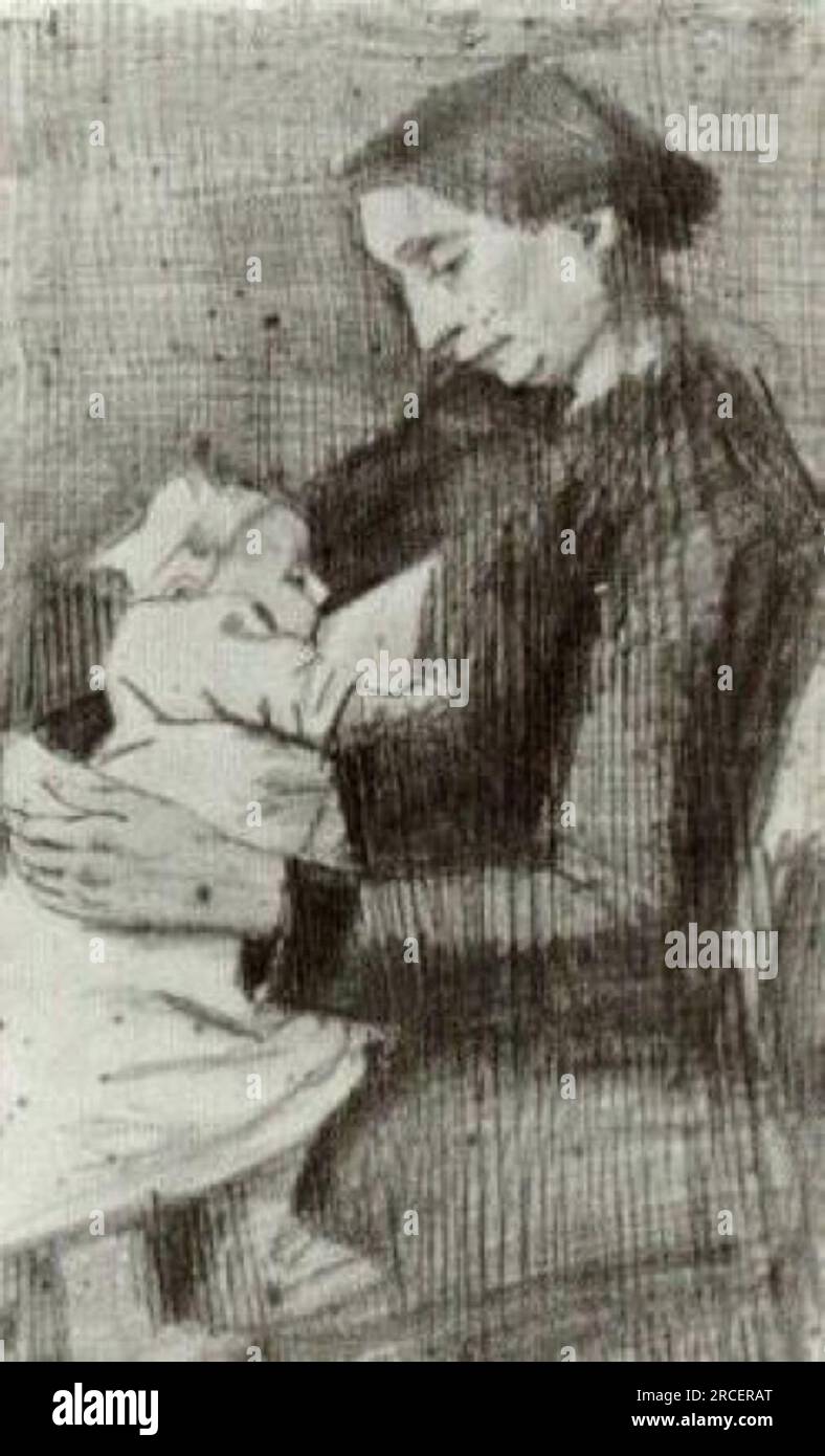 Sien Nursing Baby, Half-Figure 1882; Haag / Den Haag / La Haye / The ...