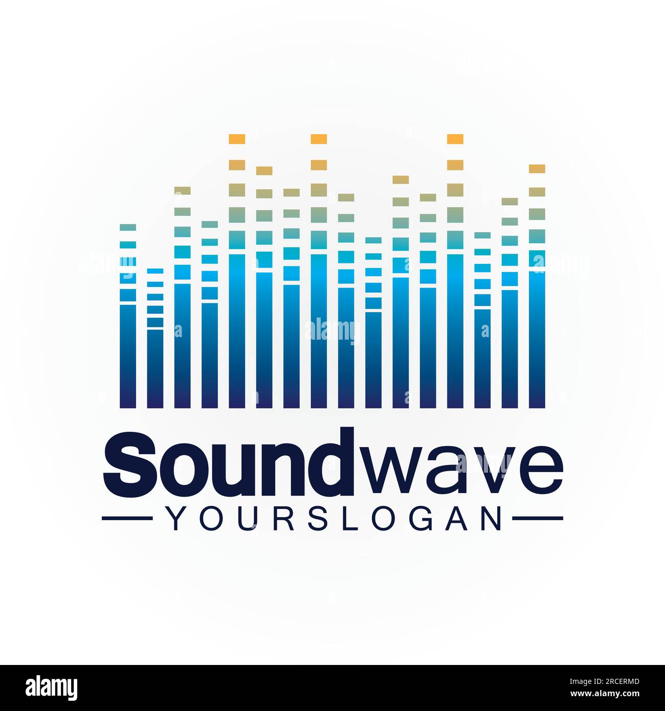 Sound wave logo and symbol vector Stock Vector Image & Art - Alamy