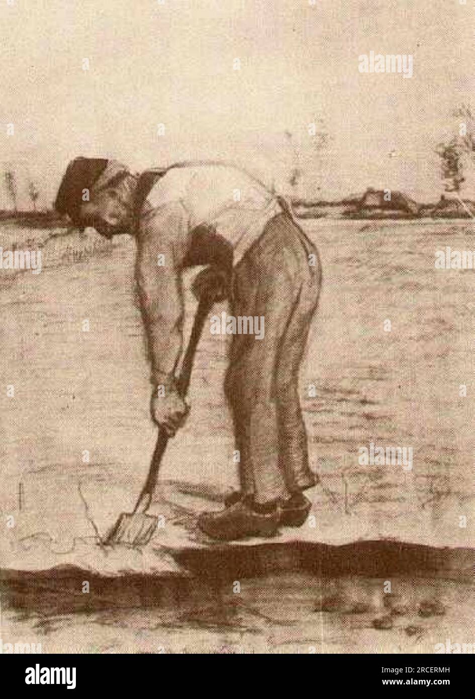 Digger vincent van gogh hi-res stock photography and images - Alamy