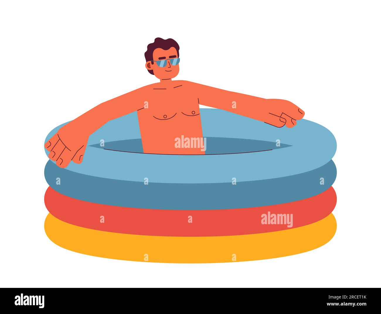 Latina swimming Stock Vector Images - Alamy