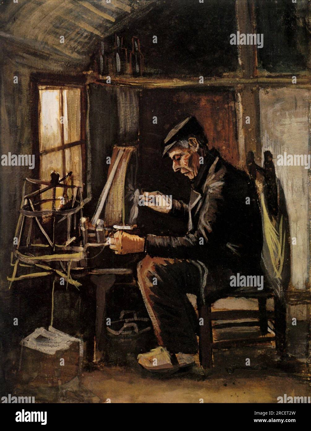 Man winding yarn hi-res stock photography and images - Alamy