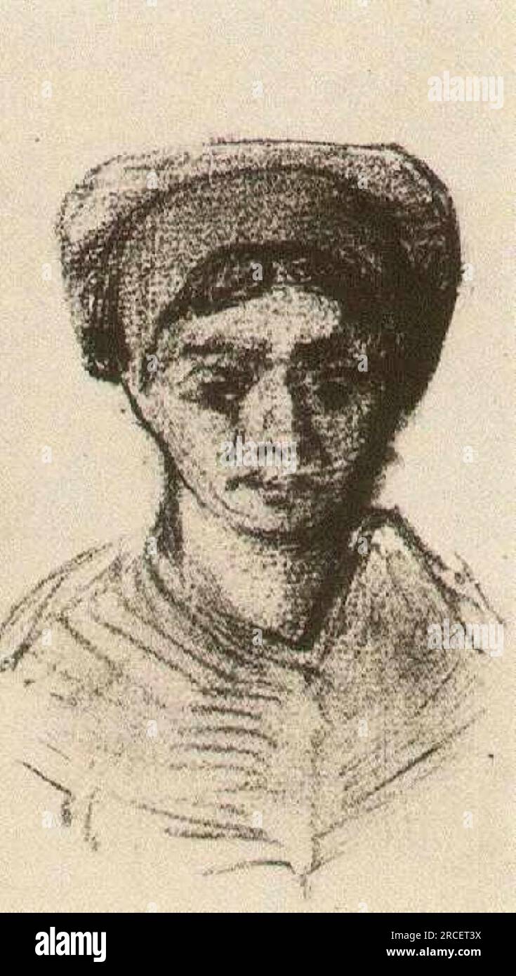 Peasant Woman, Head c.1884; Nunen / Nuenen, Netherlands by Vincent van ...