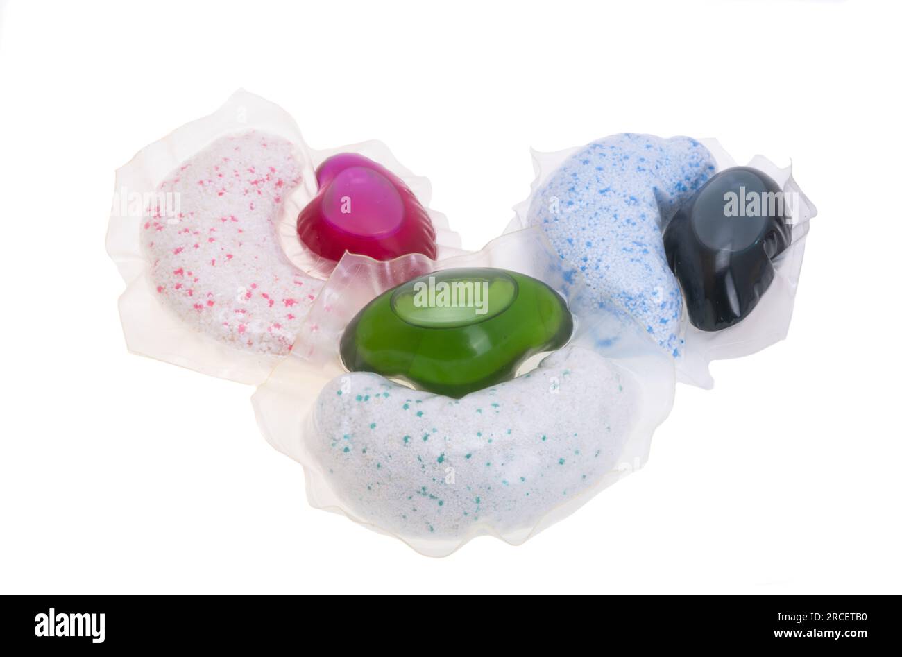 washing capsules isolated on white background Stock Photo - Alamy