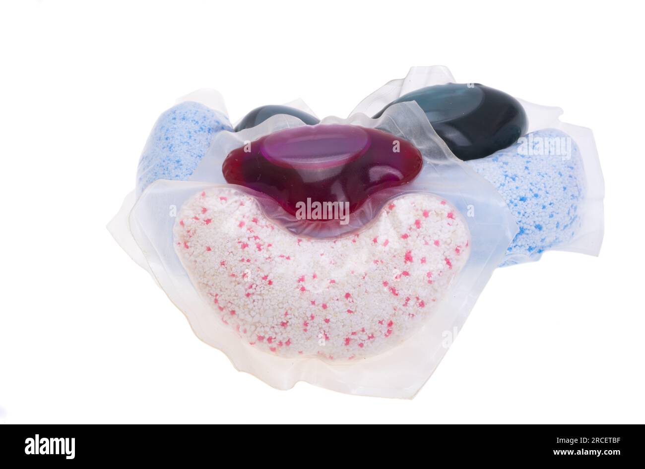 washing capsules isolated on white background Stock Photo - Alamy