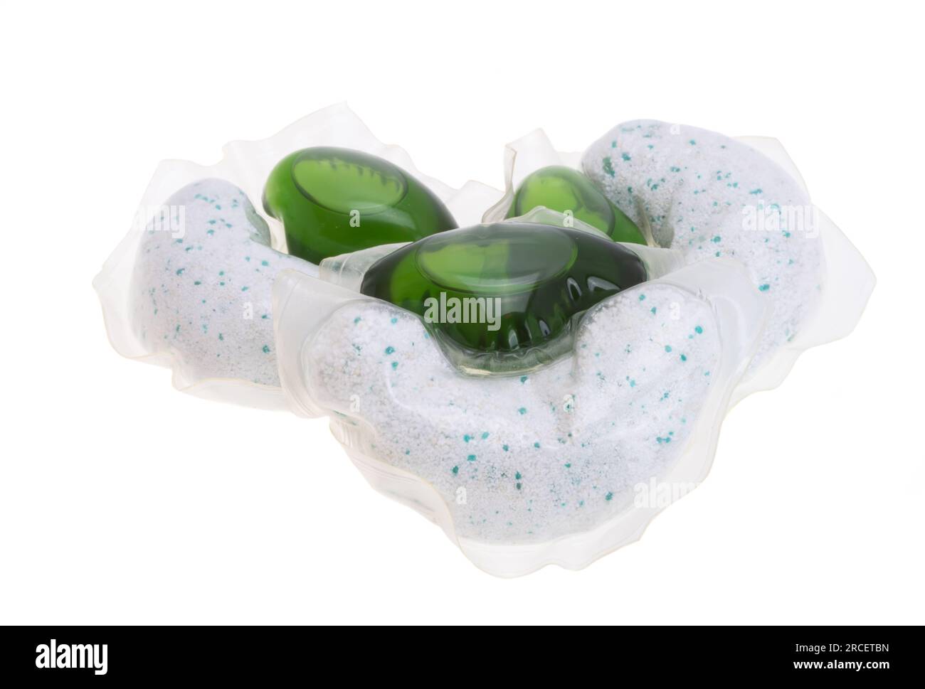 washing capsules isolated on white background Stock Photo - Alamy