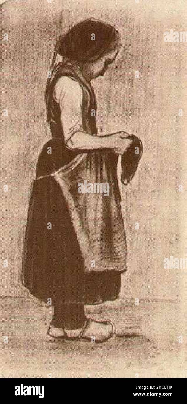 Peasant girl standing hi-res stock photography and images - Alamy