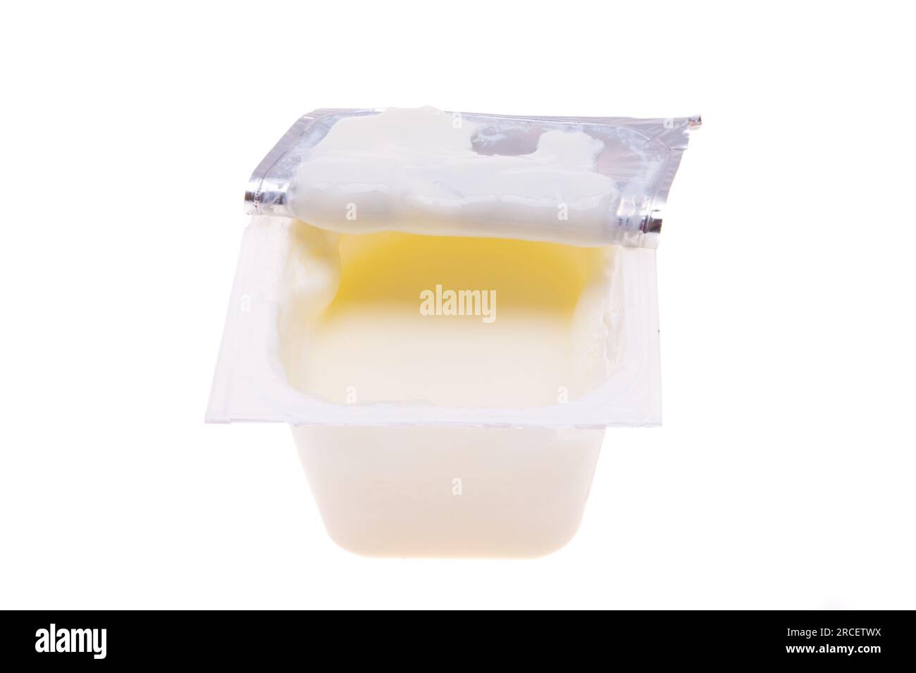 yogurt isolated on white background Stock Photo - Alamy