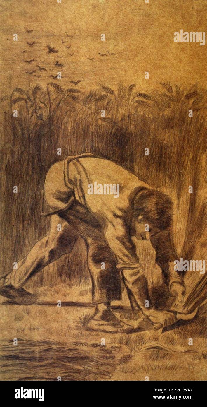 Reaper 1800s hi-res stock photography and images - Alamy