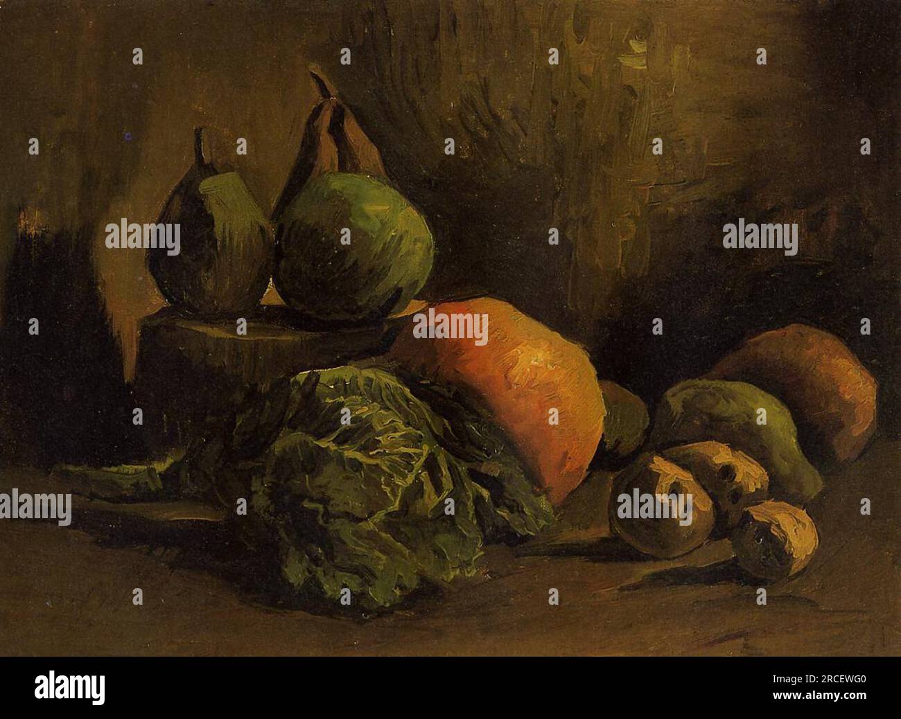 Still Life with Vegetables and Fruit 1885; Nunen / Nuenen, Netherlands ...