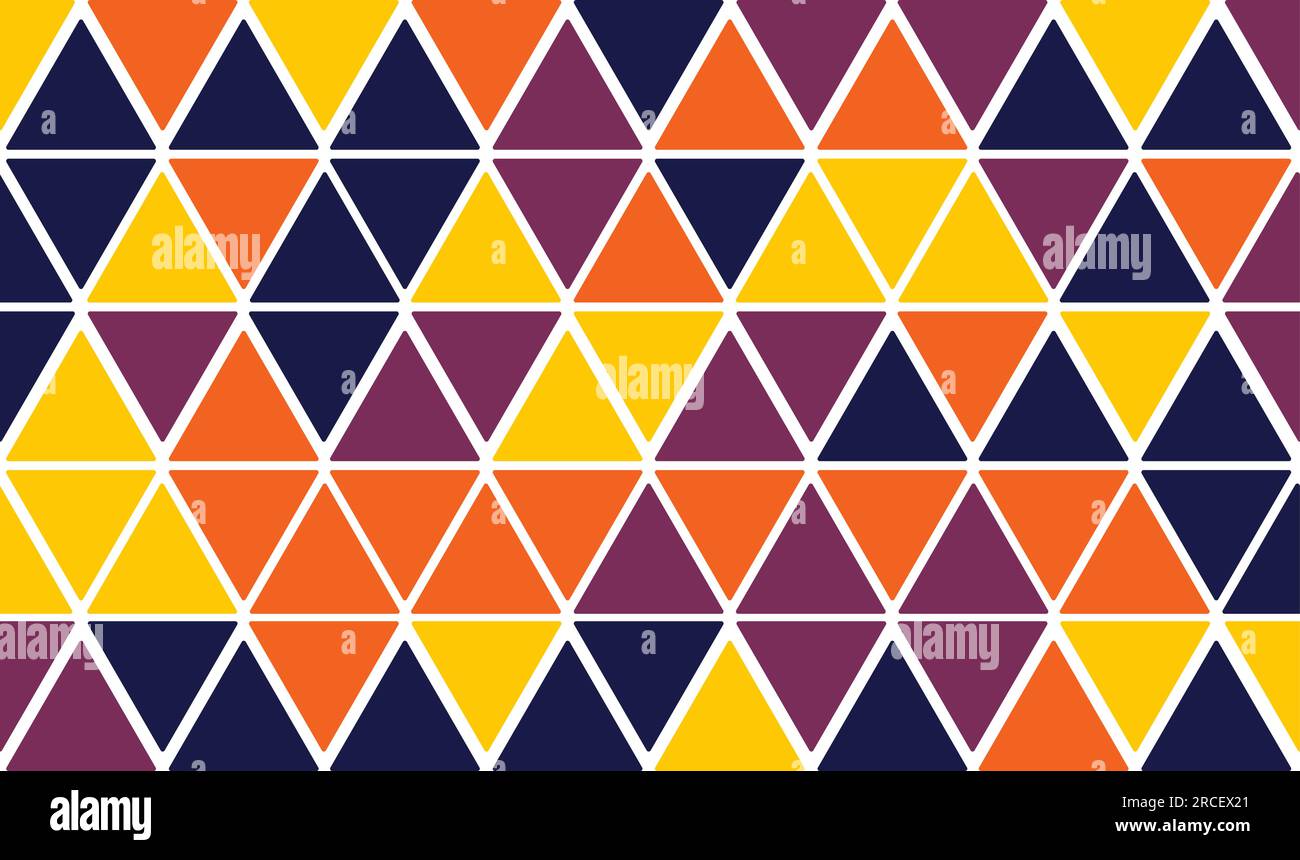 Abstract Background With Interlocking Triangles Vector Template Stock