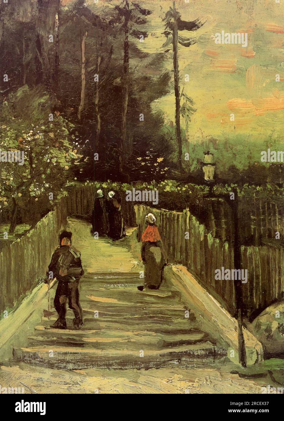 Sloping Path in Montmartre 1886; Paris, France by Vincent van Gogh ...