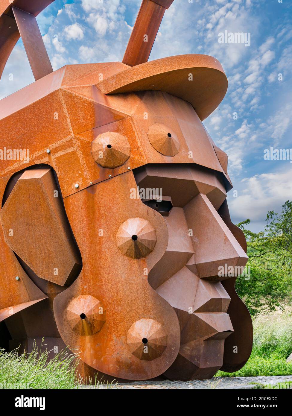 Silvanus Roman soldier giant head sculpture by Svetlana Kondakova ...