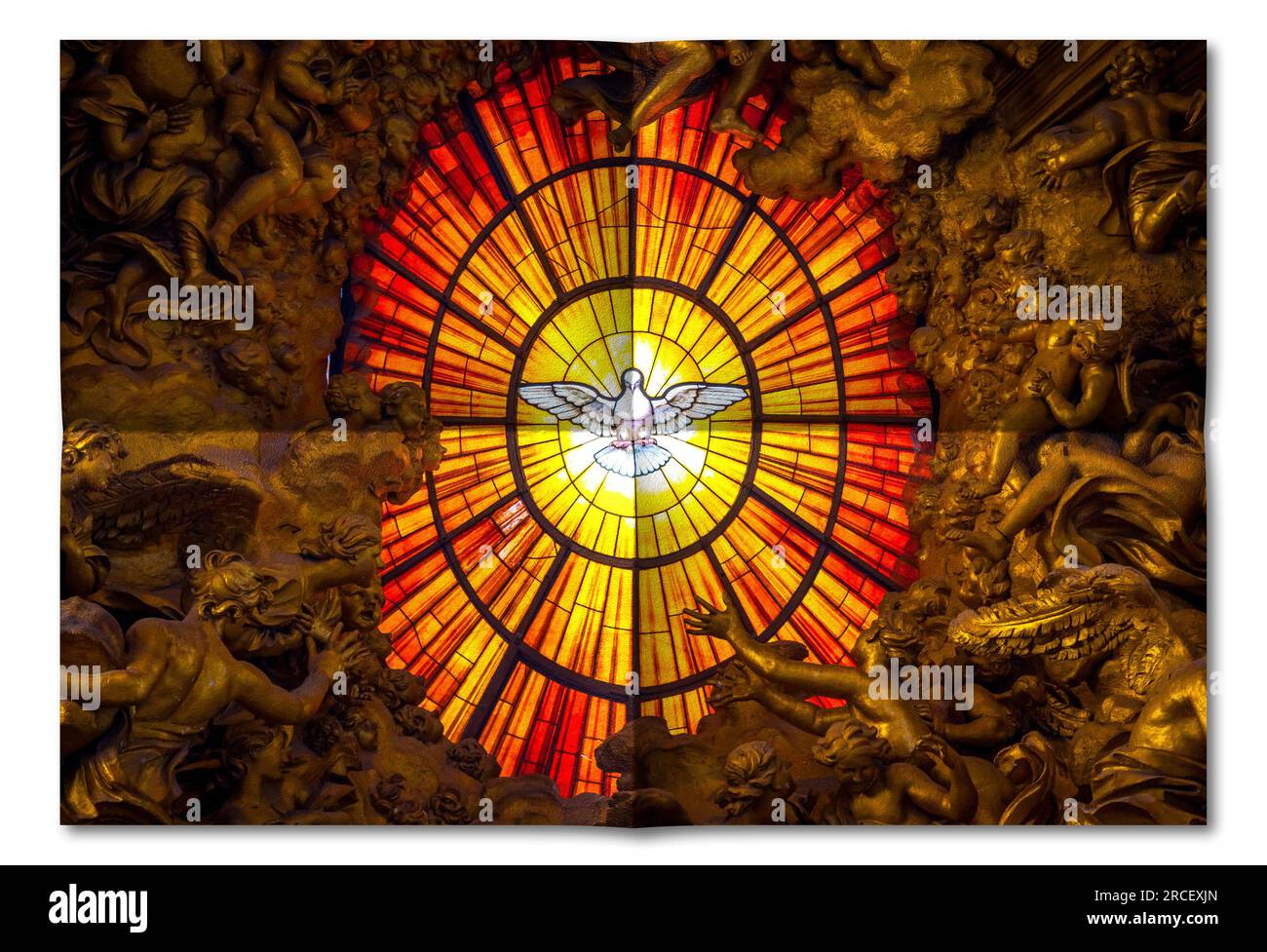 Creative picture of Holy Spirit symbol of peace, love and hope. Concept ...