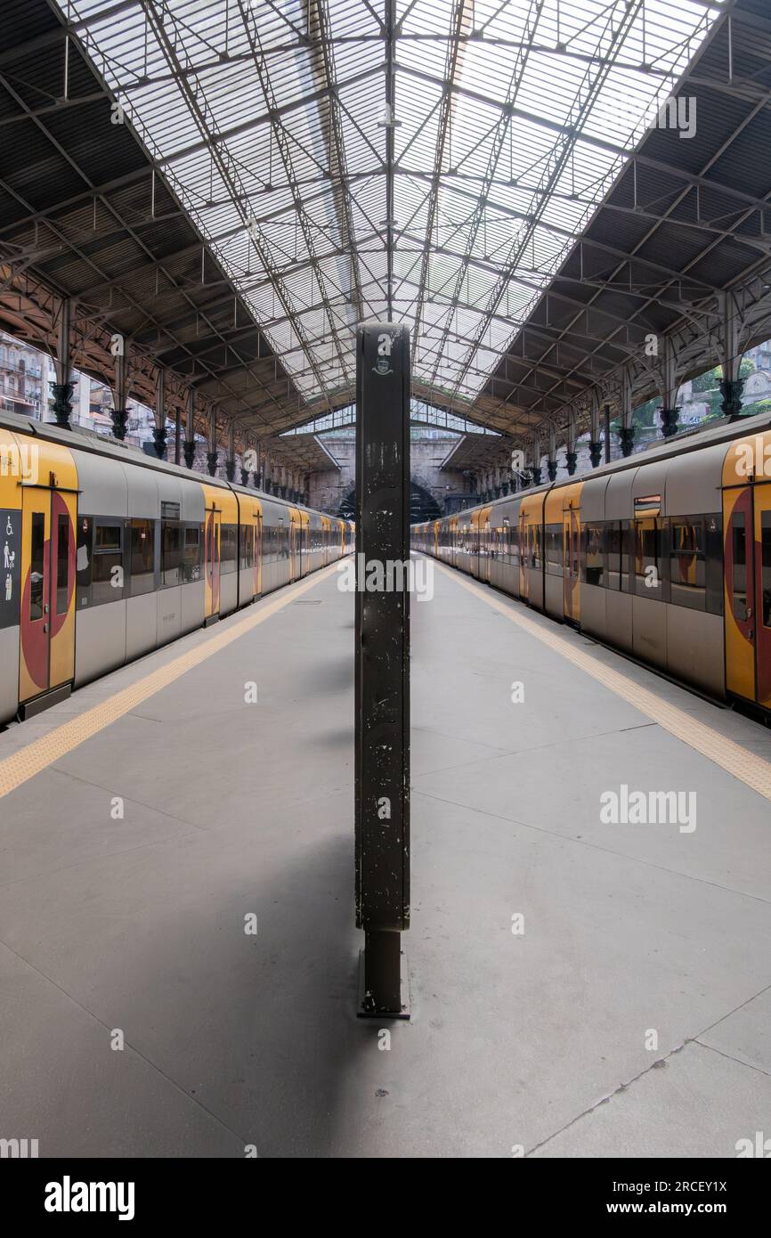 Porto, Portugal - 26 April, 2023: Classic architecture and in Sao Bento ...