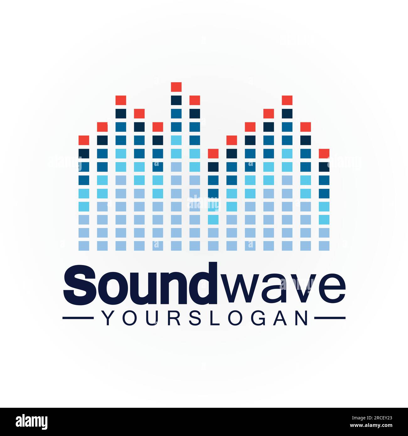 Sound wave logo and symbol vector Stock Vector Image & Art - Alamy