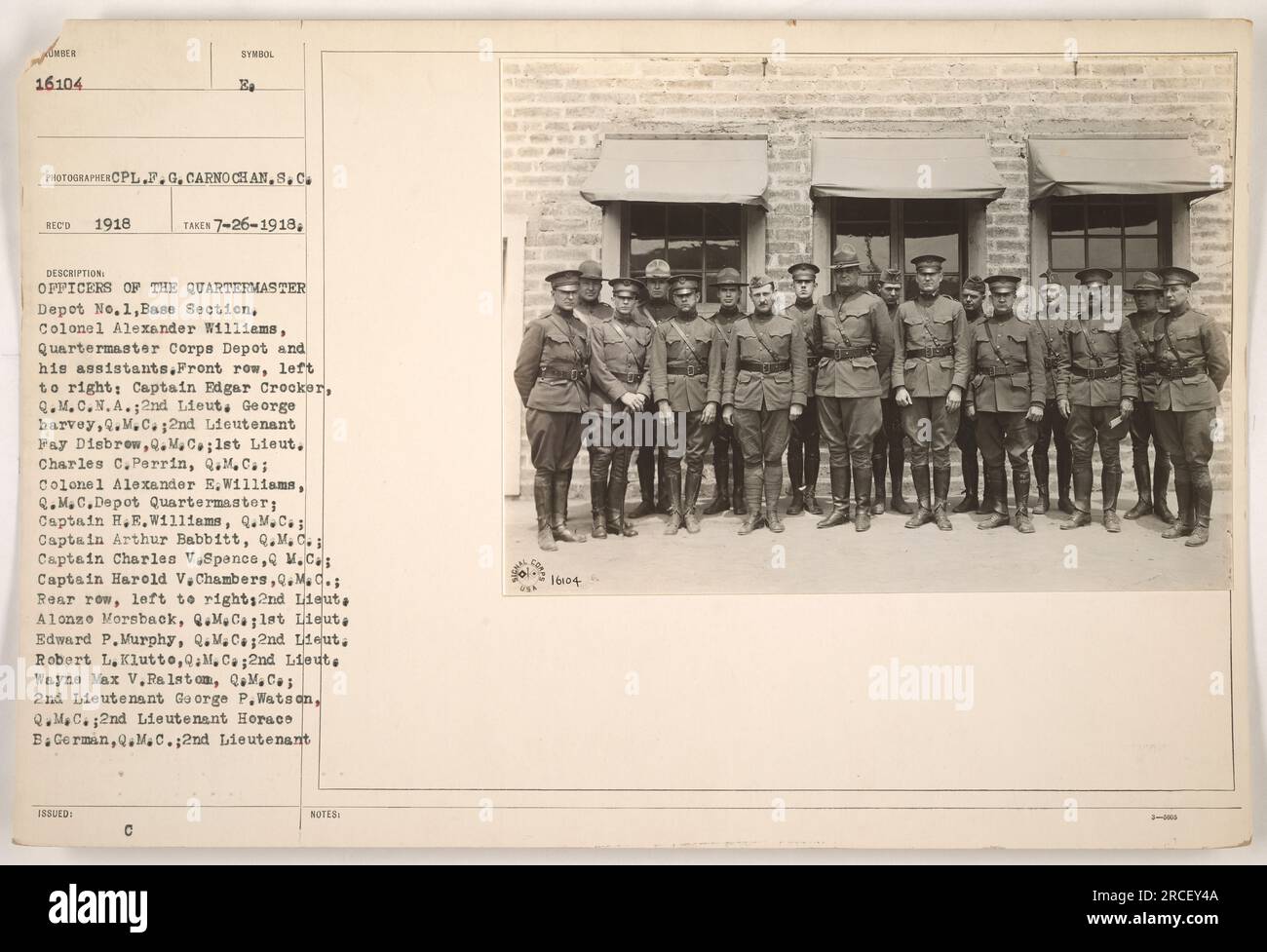 Lieutenant crocker hi-res stock photography and images - Alamy