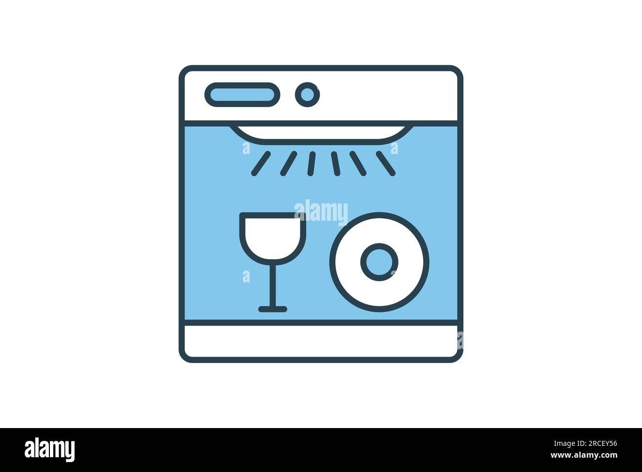 Dishwashing logo icon sign Stock Vector Images - Alamy