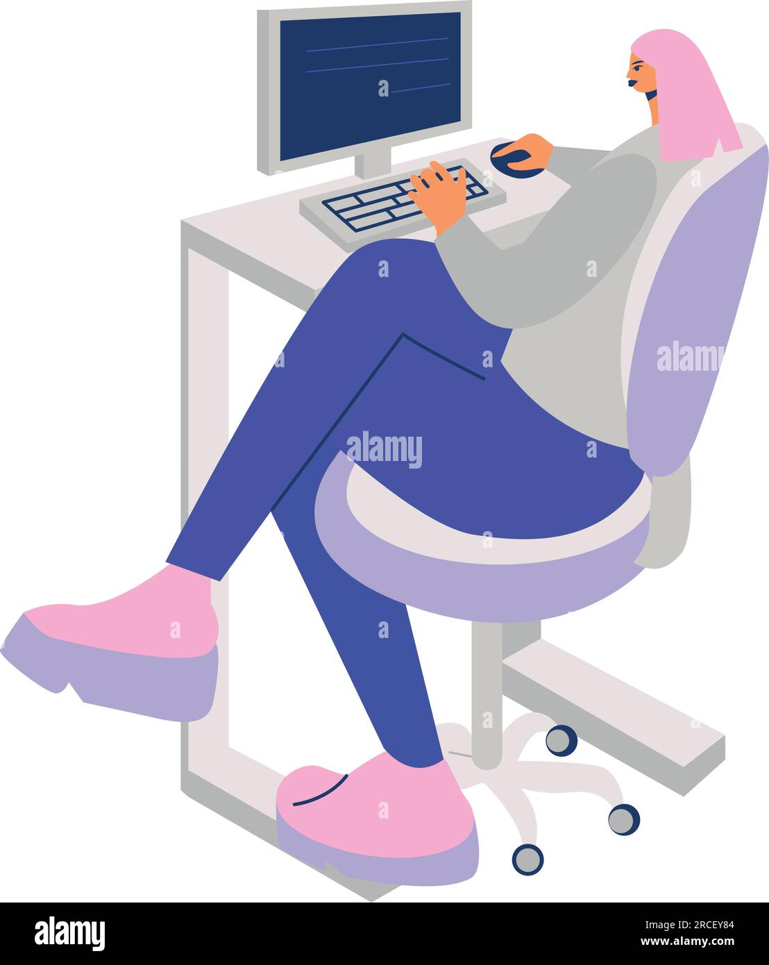 Computer display software developer Cut Out Stock Images & Pictures - Alamy