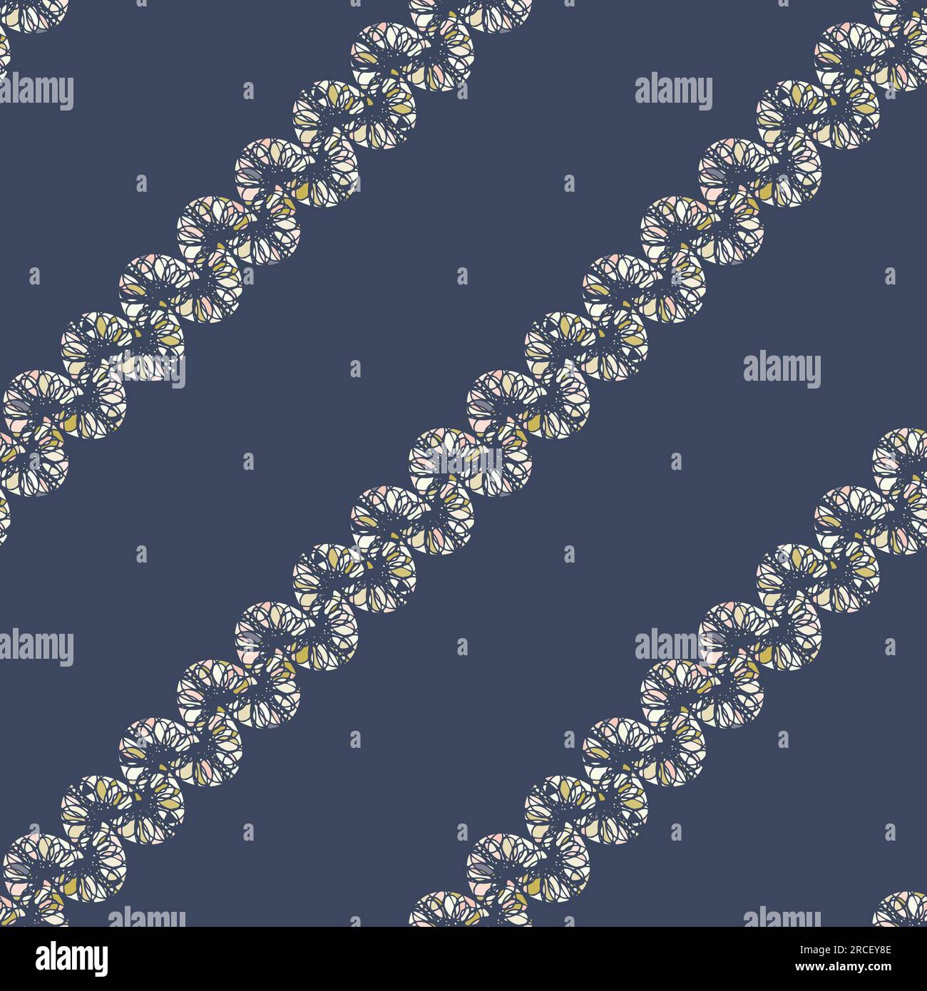 Mosaic chainlink vector pattern background. Spacious backdrop with ...