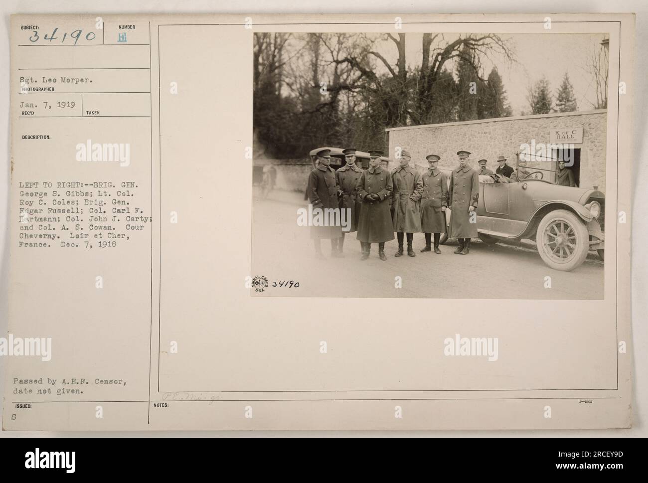 Brigadier general george s gibbs hi-res stock photography and images ...