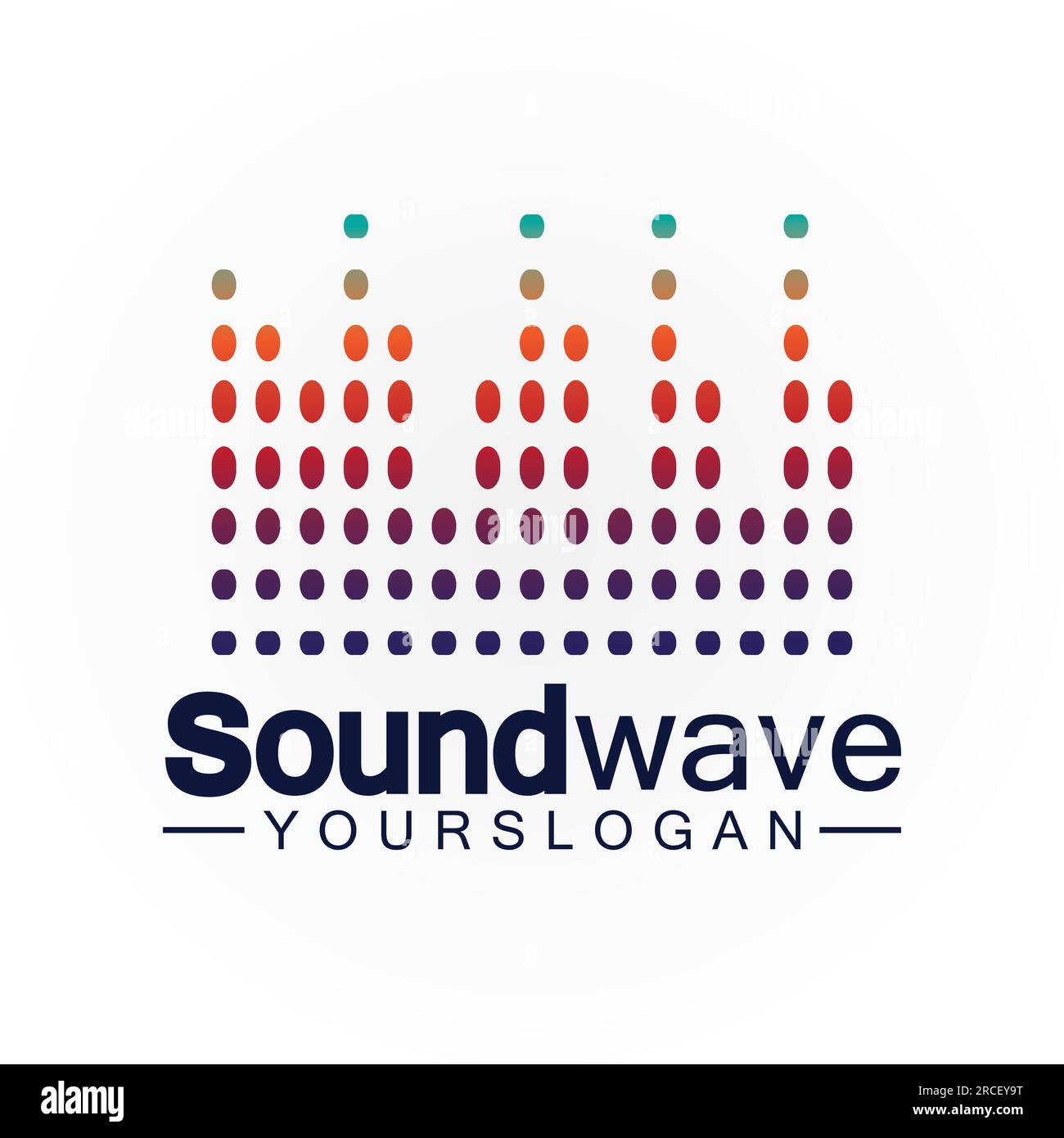 Sound wave logo and symbol vector Stock Vector Image & Art - Alamy