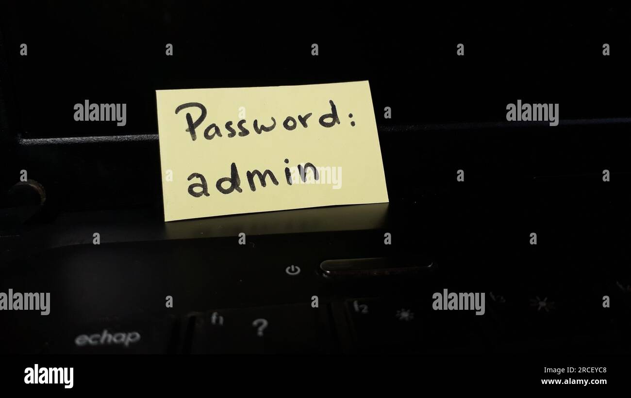 My password admin hi-res stock photography and images - Alamy