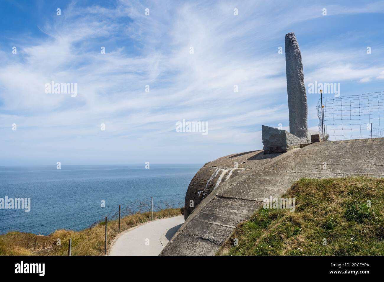 23.06.23 Point De Hoc, Normandy, France. La Pointe du Hoc is a ...