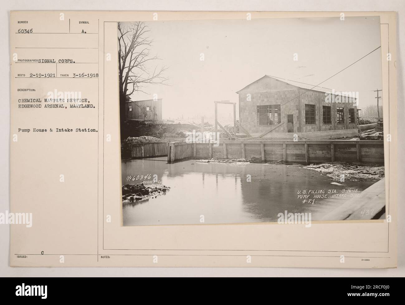 This photograph shows the Pump House and Intake Station of the Chemical ...