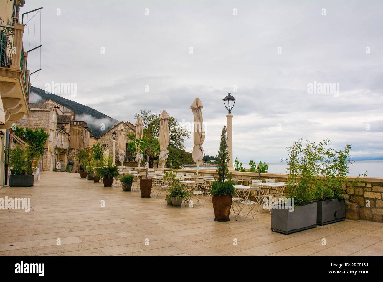 The waterfront in Bol town on Brac Island, Croatia Stock Photo - Alamy