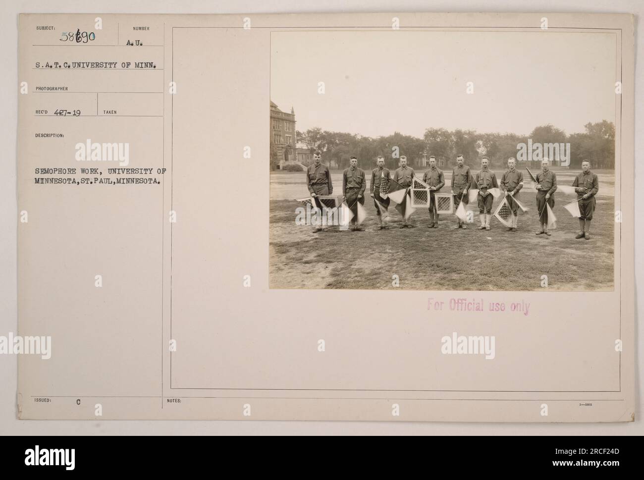 Soldiers at the University of Minnesota in St. Paul, Minnesota ...