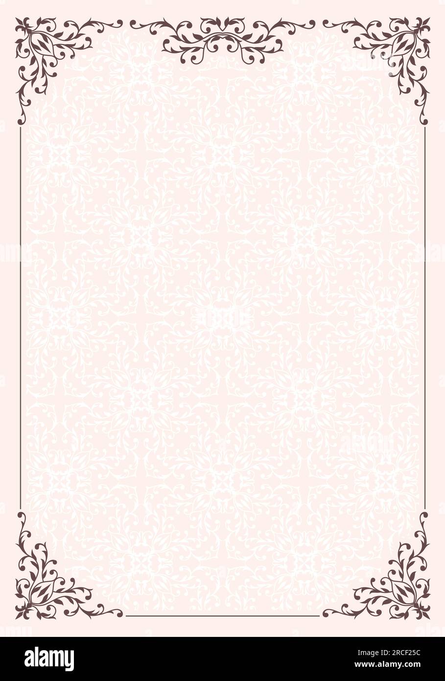 Filigree frame with leaves Stock Vector Image & Art - Alamy