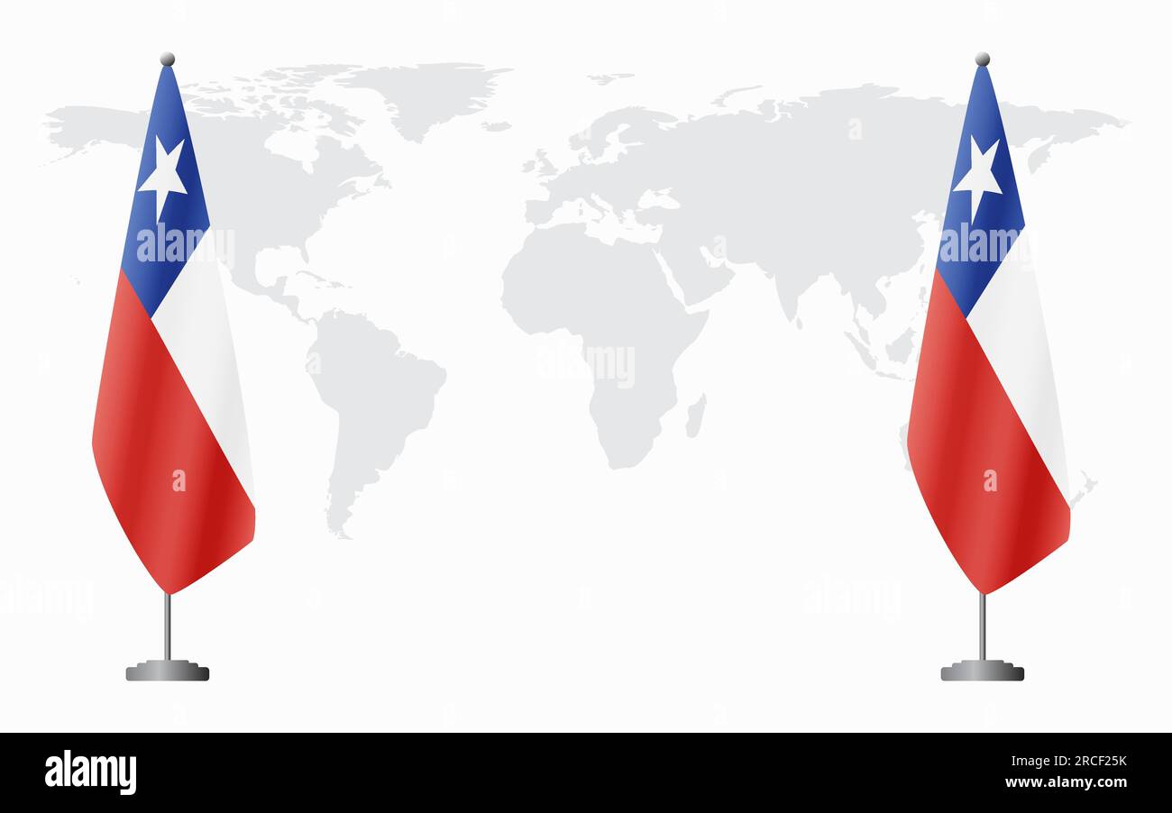 Chile flags official meeting Stock Vector Images - Alamy