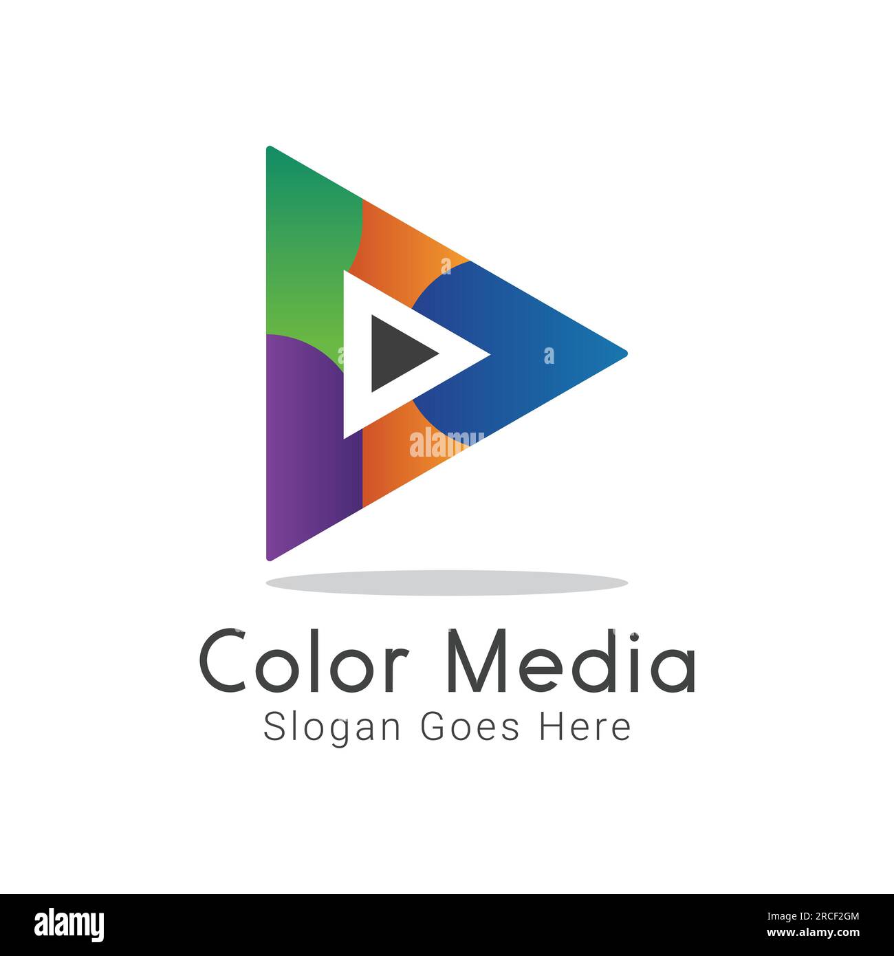 Color Media with Play Button Logo Design Stock Vector Image & Art - Alamy Color Media with Play Button Logo Design Stock Vector Image & Art - Alamy