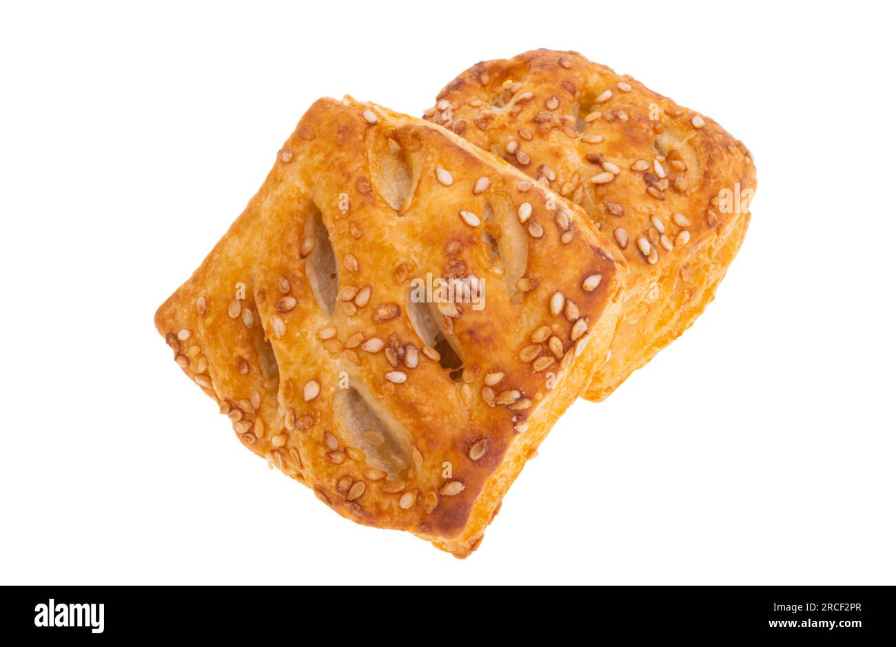 puff pastry isolated on white background Stock Photo - Alamy