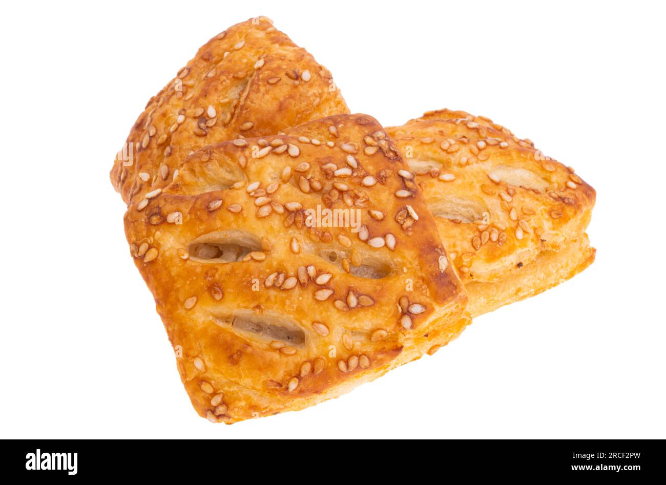 puff pastry isolated on white background Stock Photo - Alamy