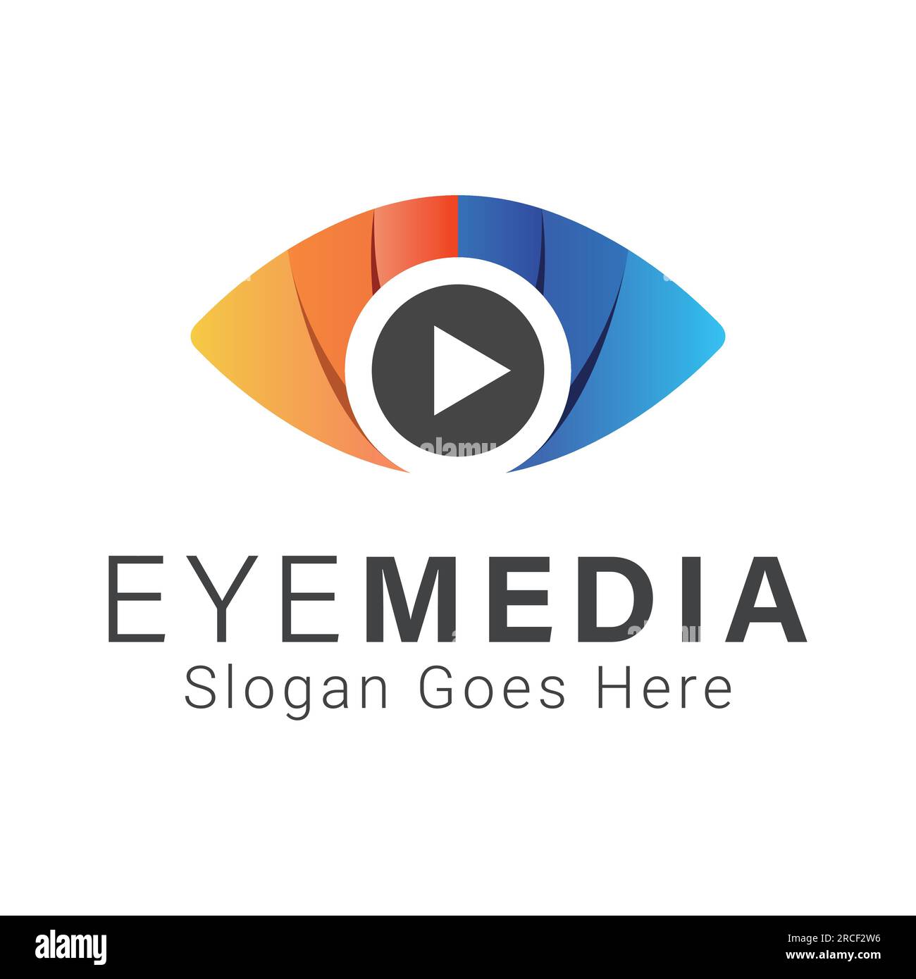 Eye media logo hi-res stock photography and images - Alamy