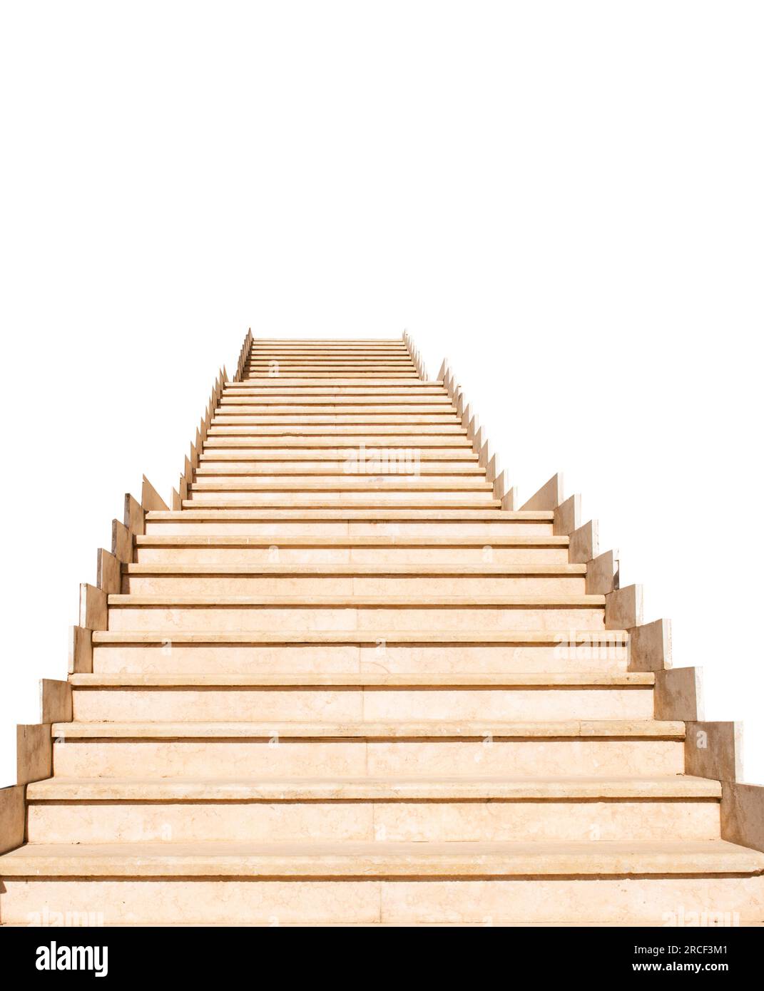 stone steps isolated on white background Stock Photo - Alamy