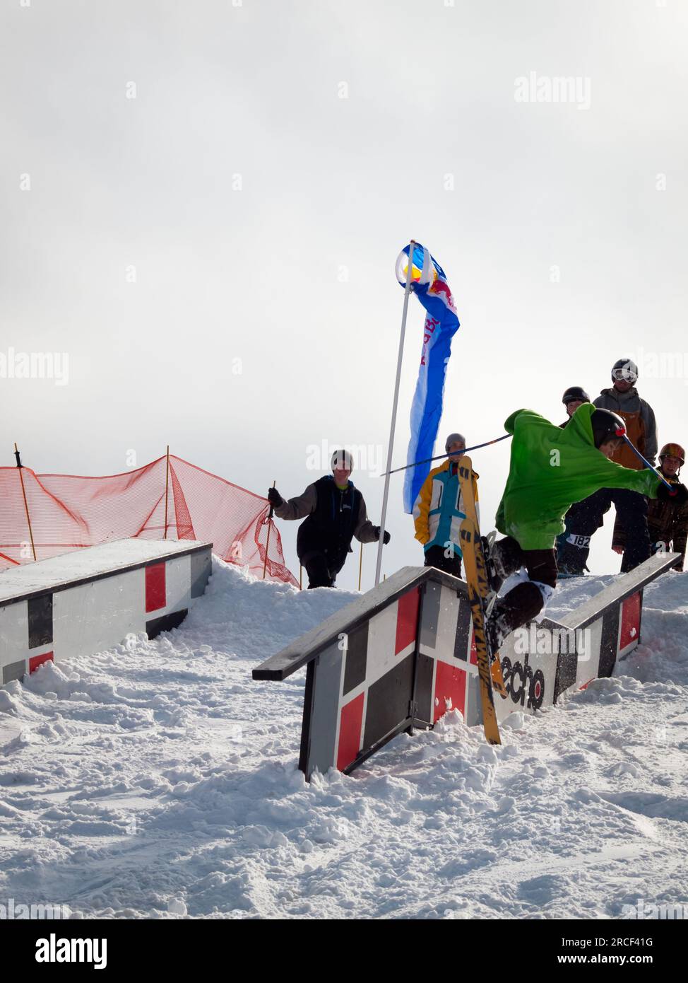Winter sports at Evergreen lake in Evergreen, Colorado Stock Photo - Alamy