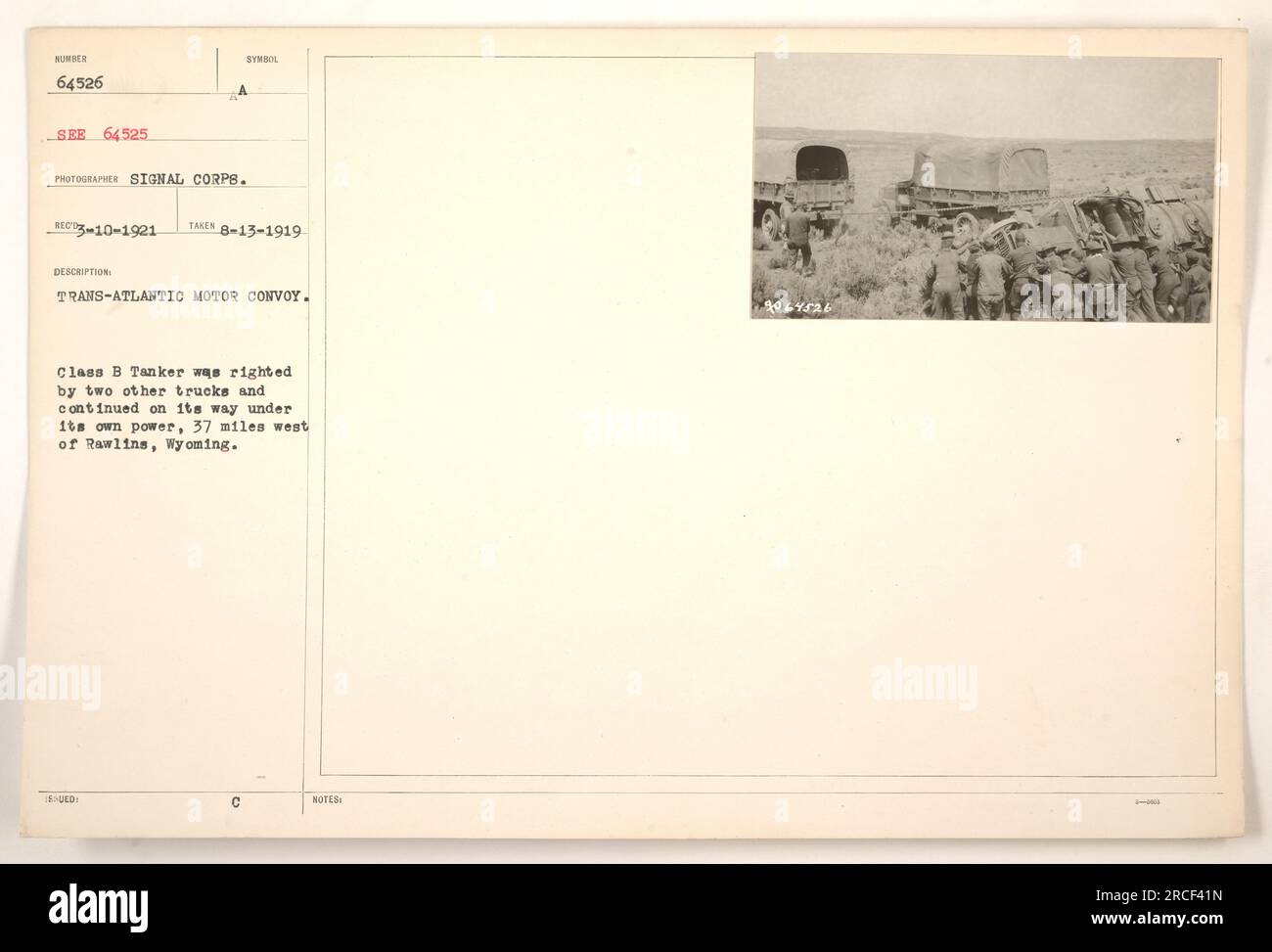 Trans-Atlantic Motor Convoy: Class B Tanker overturned but was assisted ...