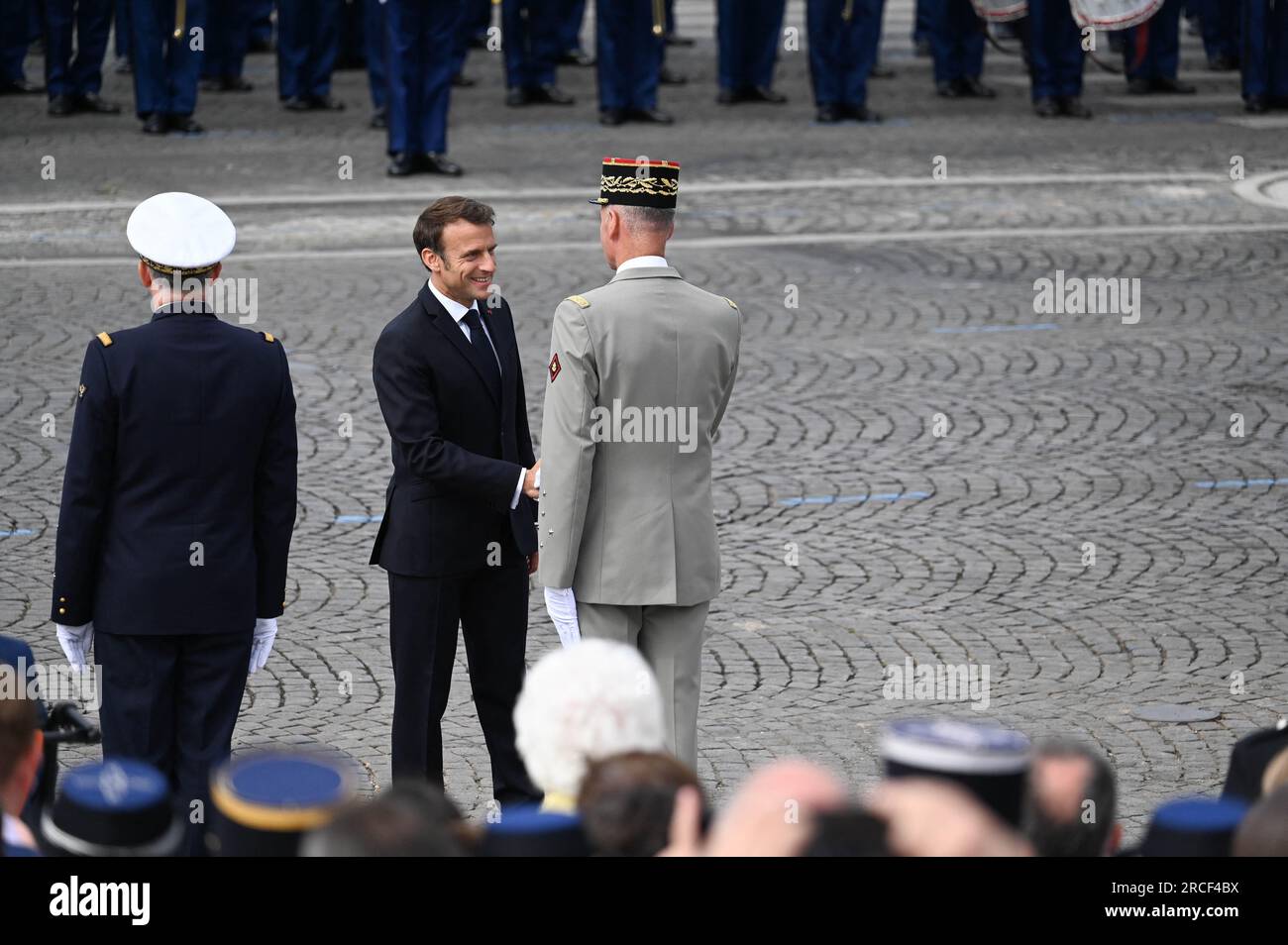 French President Emmanuel Macron and French Chief of the Defence Staff ...