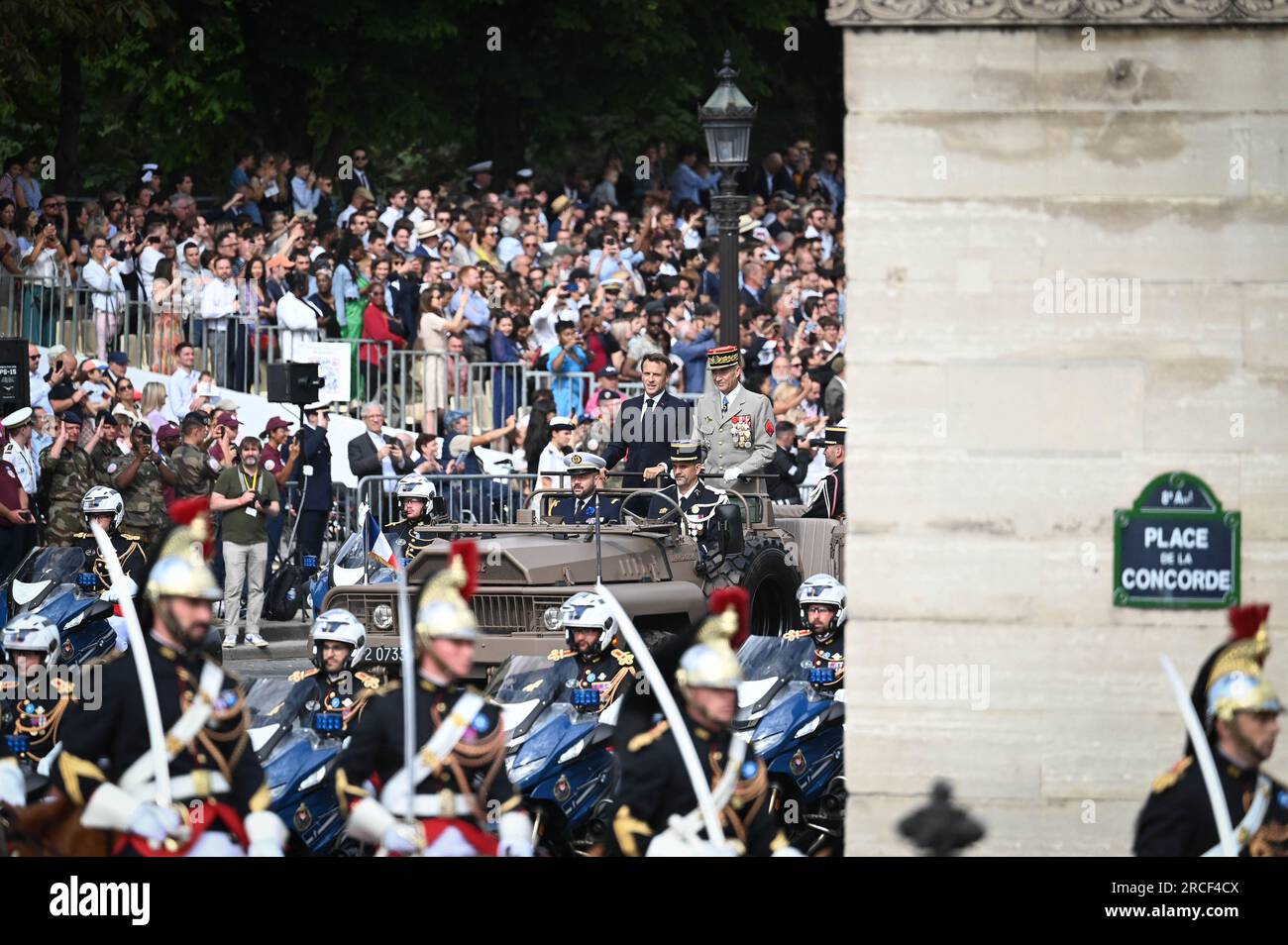 French President Emmanuel Macron and French Chief of the Defence Staff ...