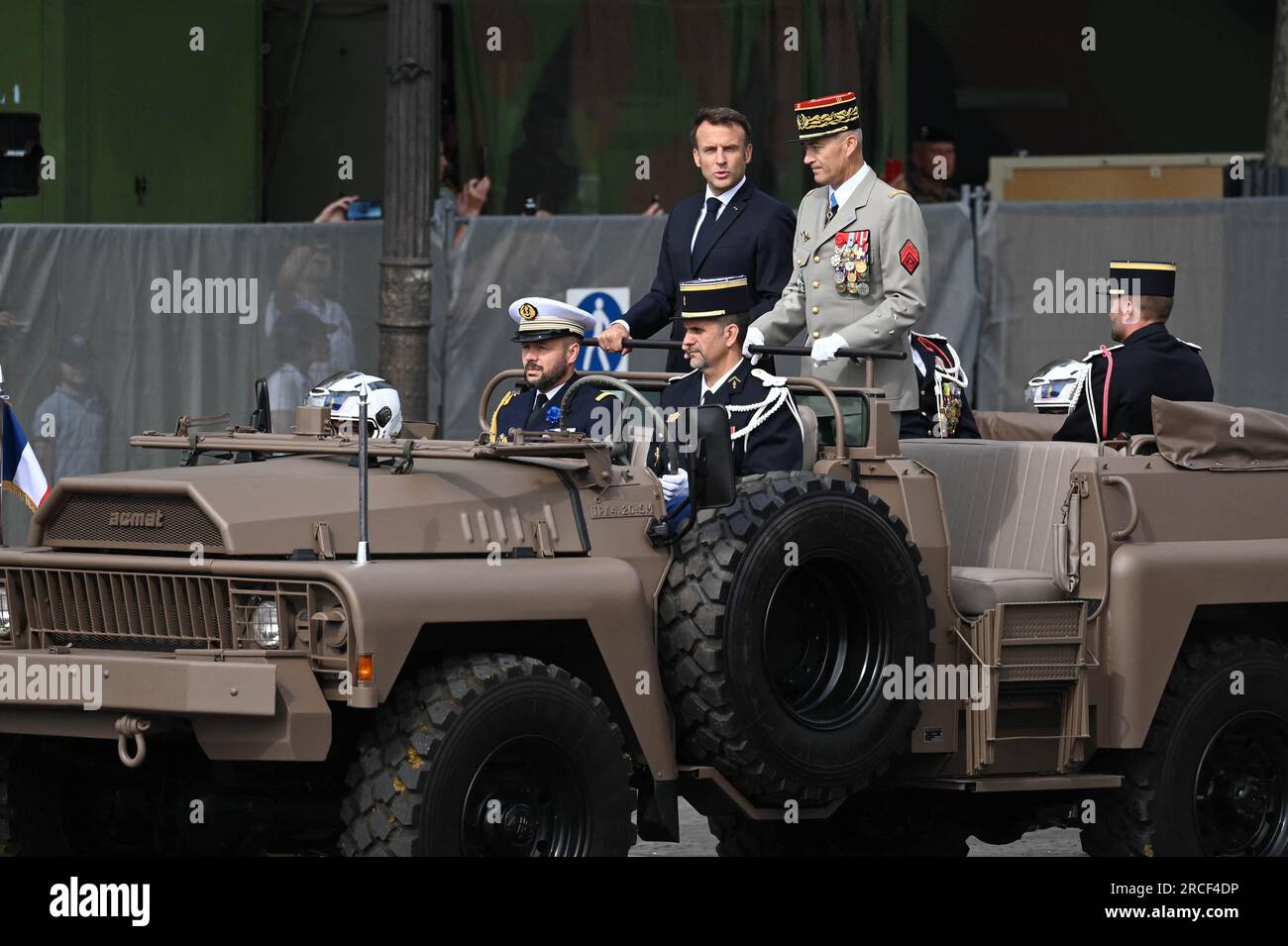 French President Emmanuel Macron and French Chief of the Defence Staff ...