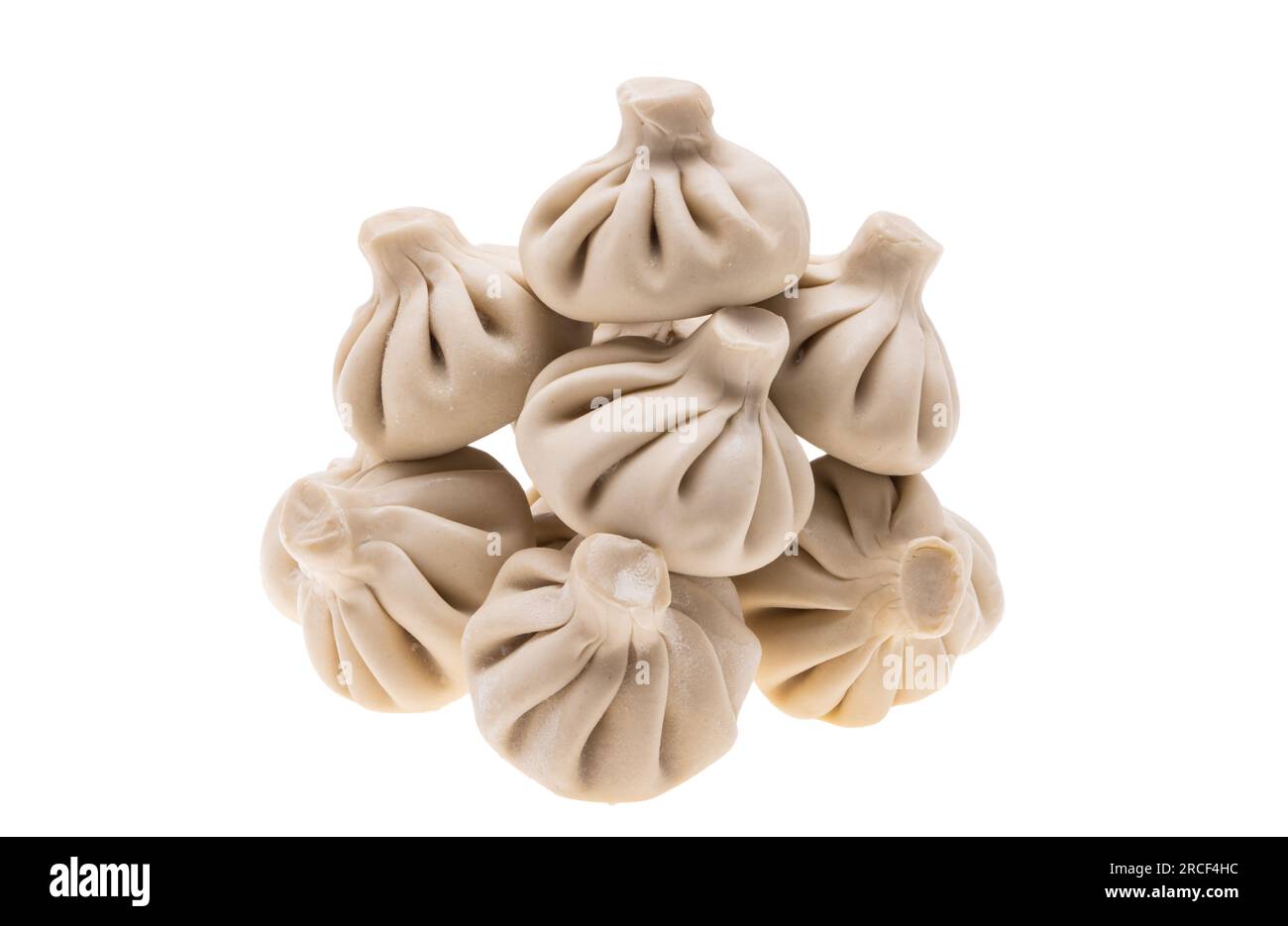 khinkali isolated on white background Stock Photo - Alamy