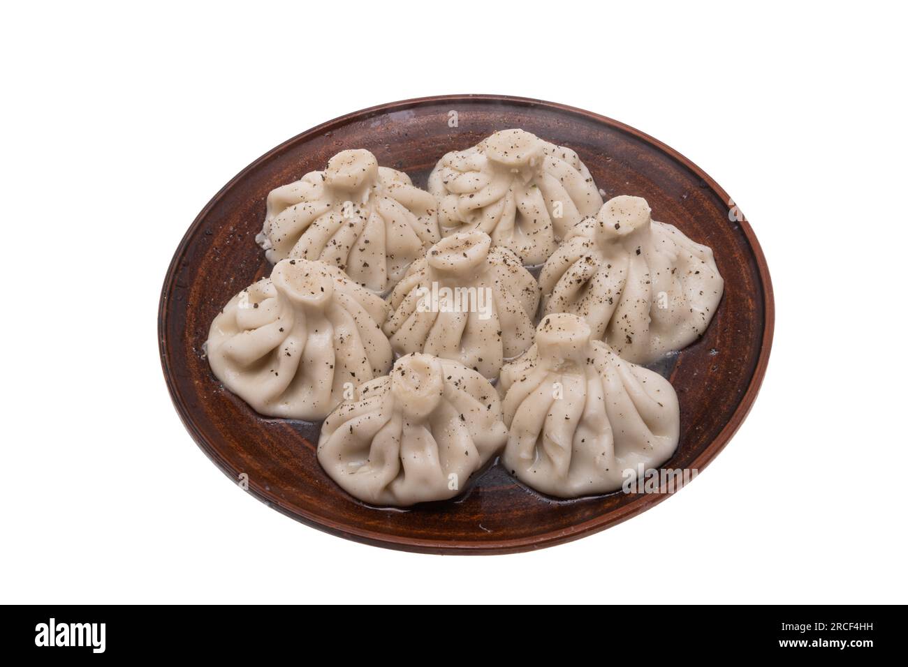 Fresh georgian khinkali dumplings Cut Out Stock Images & Pictures - Alamy